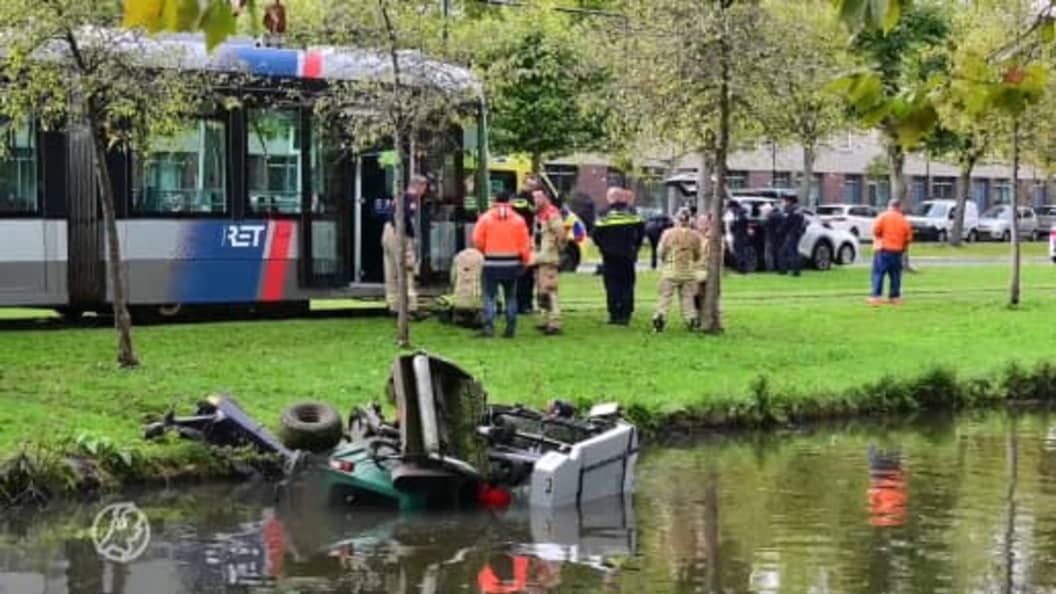 Gemist: Hart van Nederland - Late Editie: Grasmaaier valt in water na